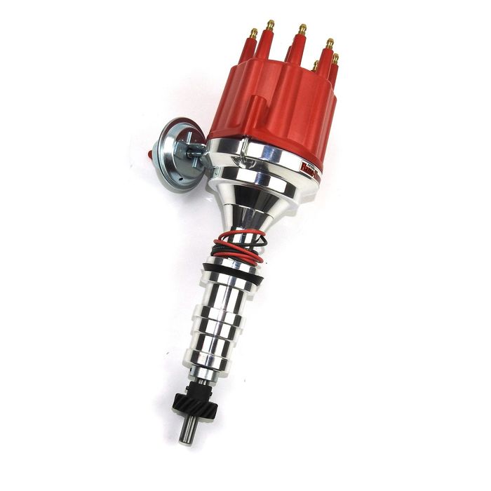 Pertronix Ford FE 352-428 Engine Red Male Cap Distributor Billet