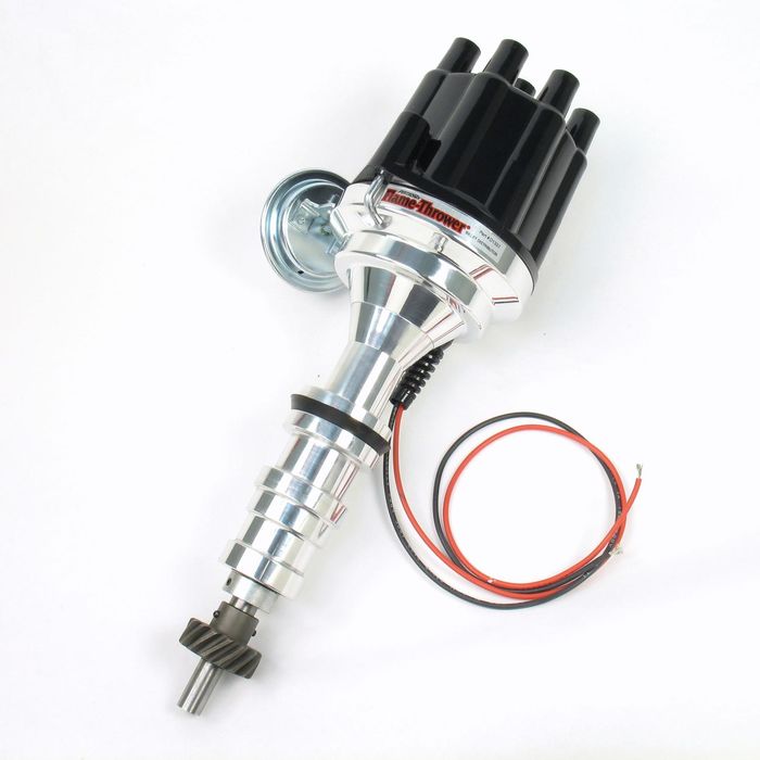 Pertronix I3 Ford FE 352-428 Engine Black Cap Distributor Billet