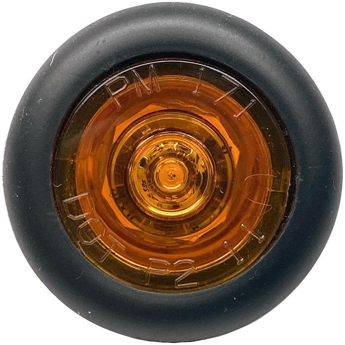 Peterson 3/4in Amber Round Marker/Clearance LED Marker