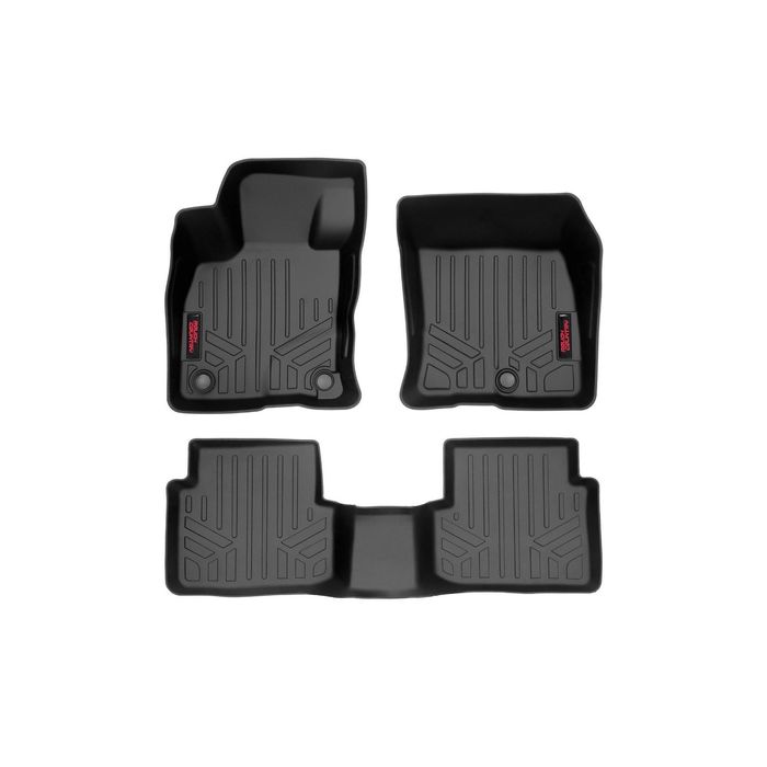 Rough Country Floor Mats FR and RR Ford Bronco Sport 4WD (2021-2024) M ...