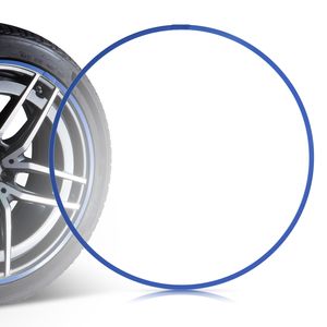 PrioRim 20in Blue Individual Wheel Rim Guard