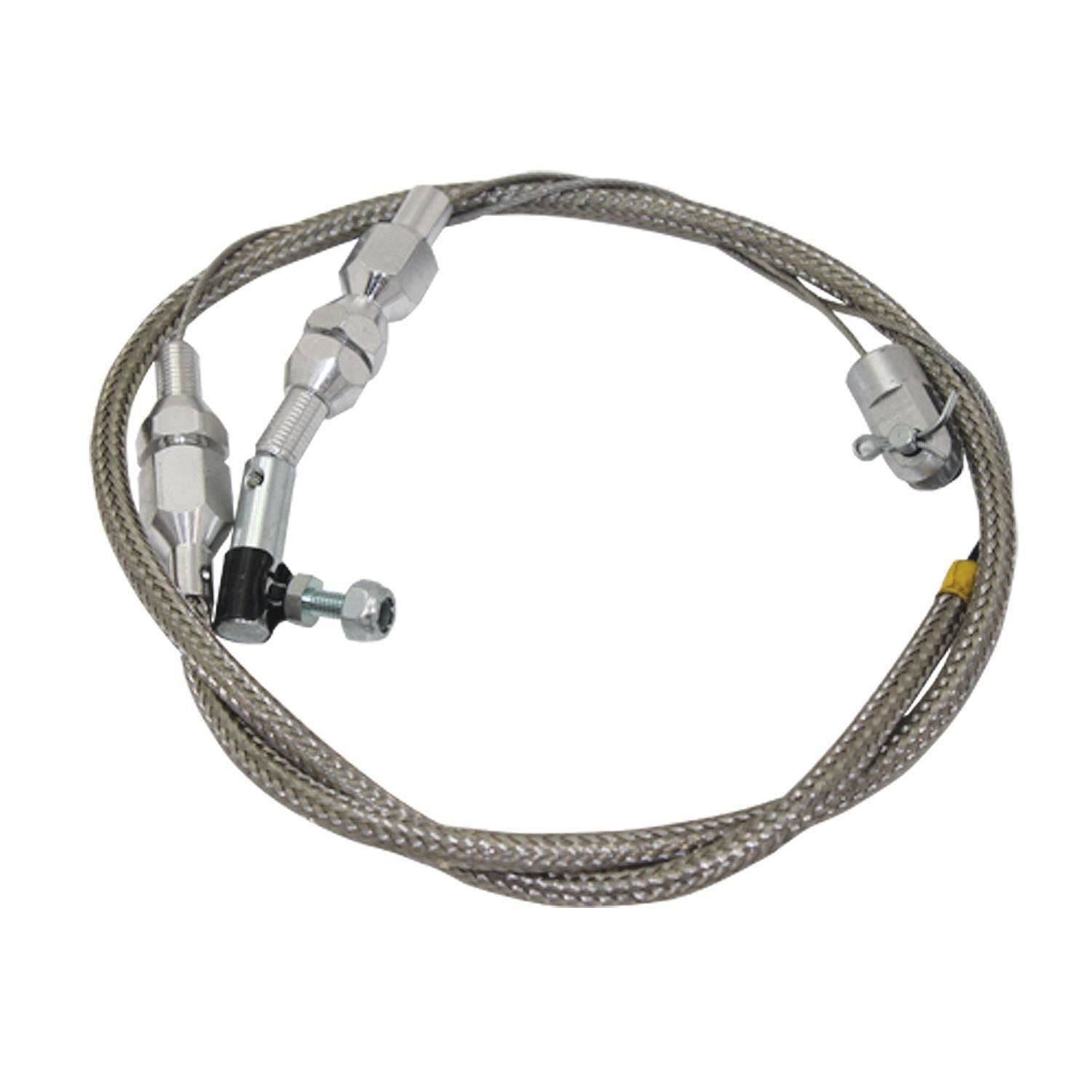 Built Tough Performance 24in Braided Stainless Steel Throttle Cable ...