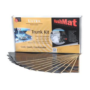 HushMat Black 12in x 23in Ultra Trunk Kit 10 Piece
