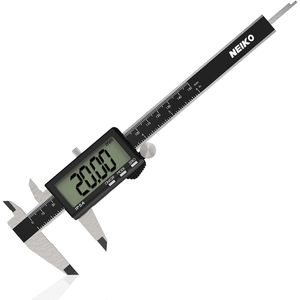 NEIKO 6in Depth LCD Screen Electronic Digital Caliper with 1 LR44 Battery