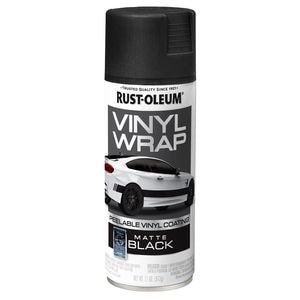 Rust-Oleum Matte Black Vinyl Wrap Peelable Paint 11oz
