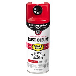 Rust-Oleum Custom 5-in-1 Gloss Sunrise Red Protective Enamel Spray ...