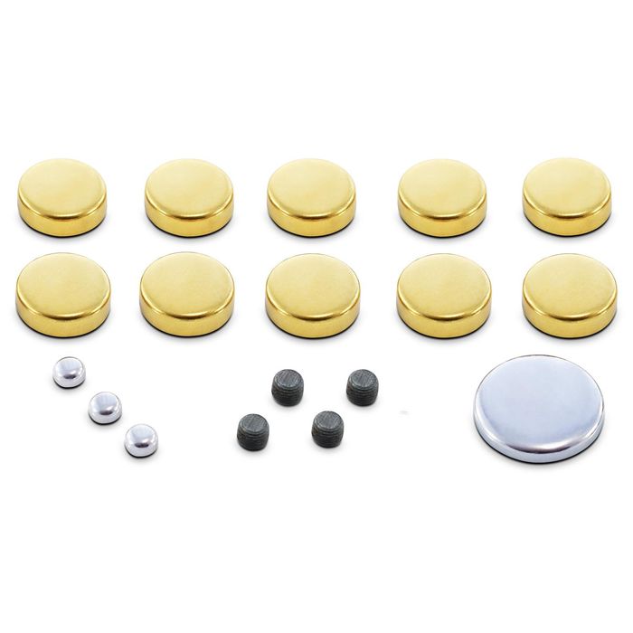 Proform Brass Freeze Plug Kit for Small Block Chevy 400 Engines