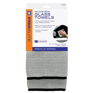 ProElite Glass Microfiber Cleaning Towel 2 Piece