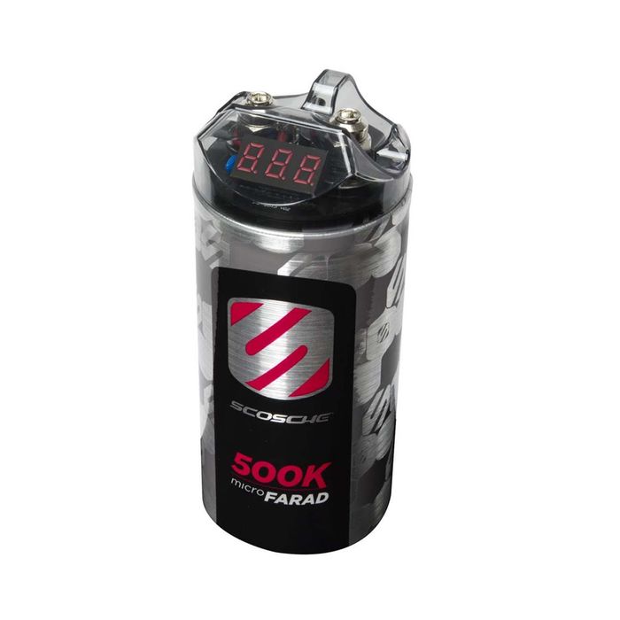 Scosche 500K Micro Farad Digital Power Capacitor