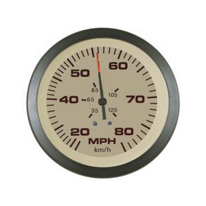 Sierra Marine 3in 80 MPH, Sahara Speedometer Head