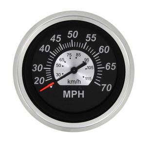 Sierra Marine 3in 70 MPH, Black Sterling Speedometer Kit