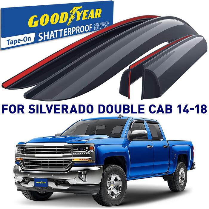 Goodyear Premium Smoke Side Window Deflector GY003104