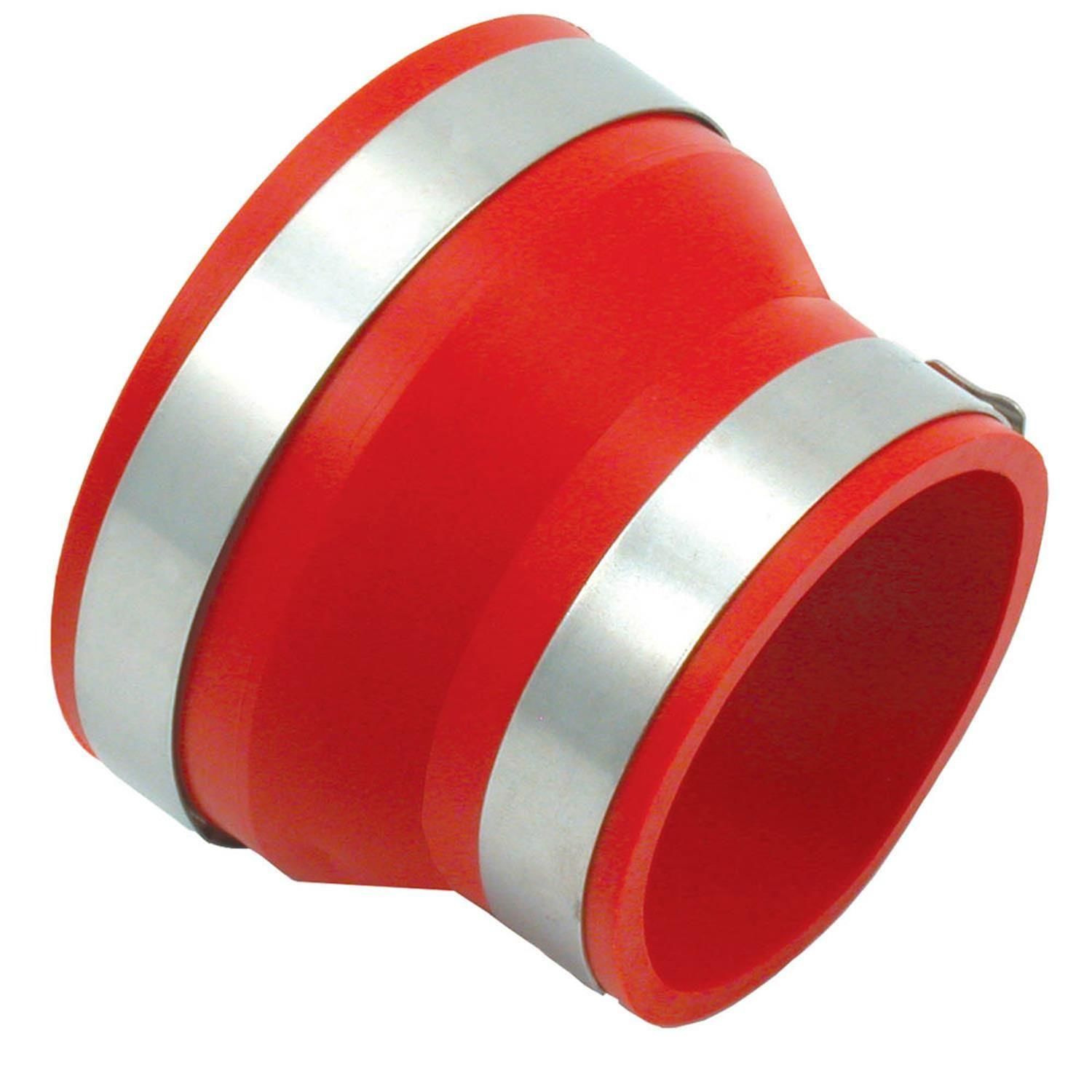 Spectre Red 4in X 3in Air Intake Tube Reducer Coupler