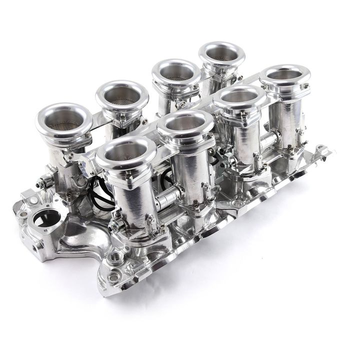 Speedmaster Ford BB 460 Downdraft EFI Stack Complete Polished Intake ...