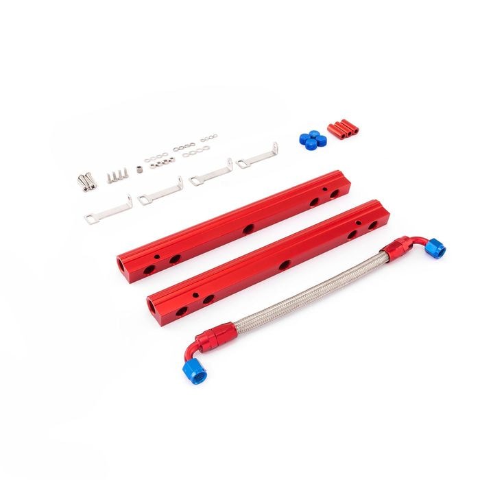 Sbc Rebuild Kit Chevy SBC 350 Billet Aluminum Fuel Injector Rail Kit ...