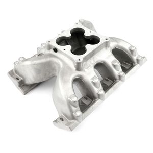 Speedmaster Chevy GM LS3 4500 Flange Carburetor Satin Intake Manifold ...
