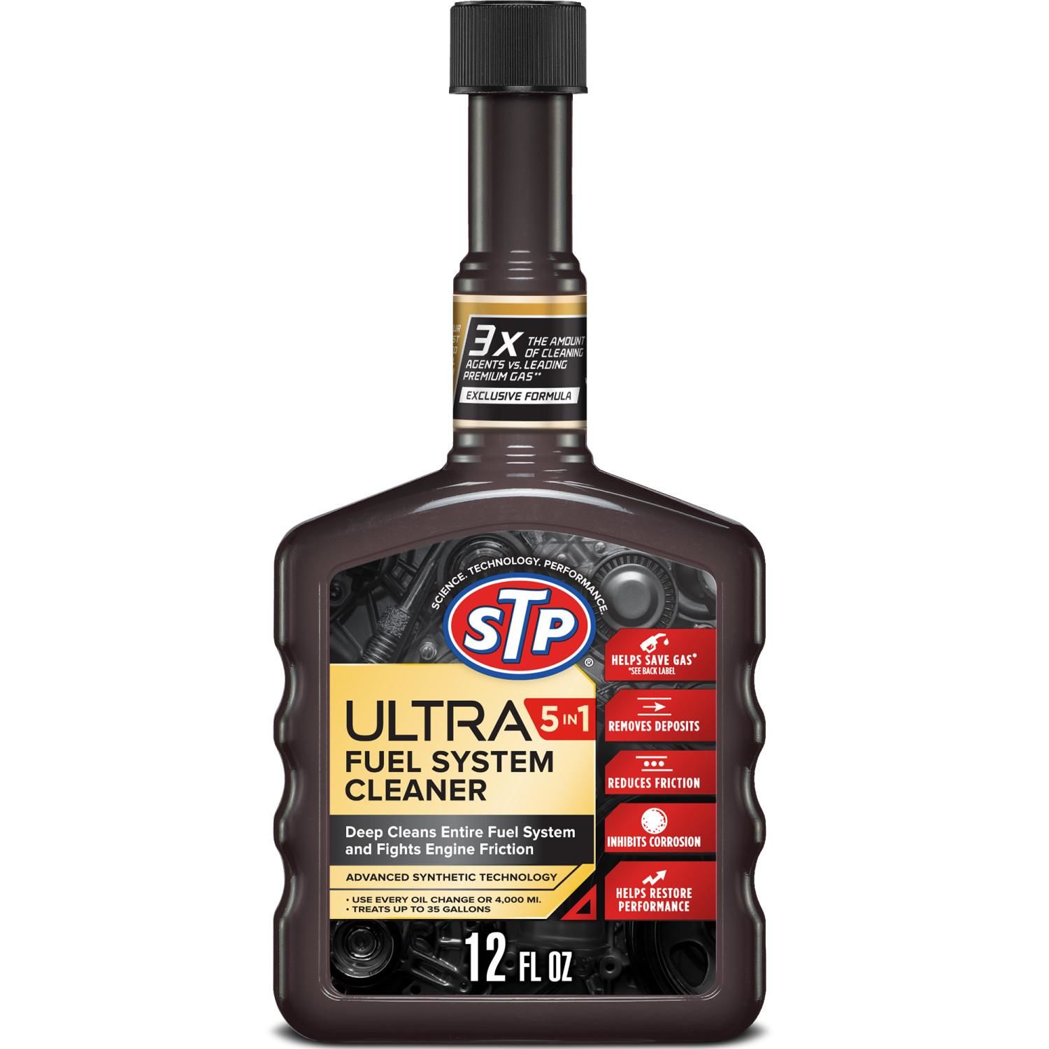 STP Ultra 5-IN-1 Fuel System Cleaner 12oz