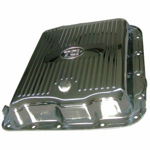 TCI Auto Stock Depth Chrome-Plated Steel Pan for GM 700-R4, 4L60E and 4L65E