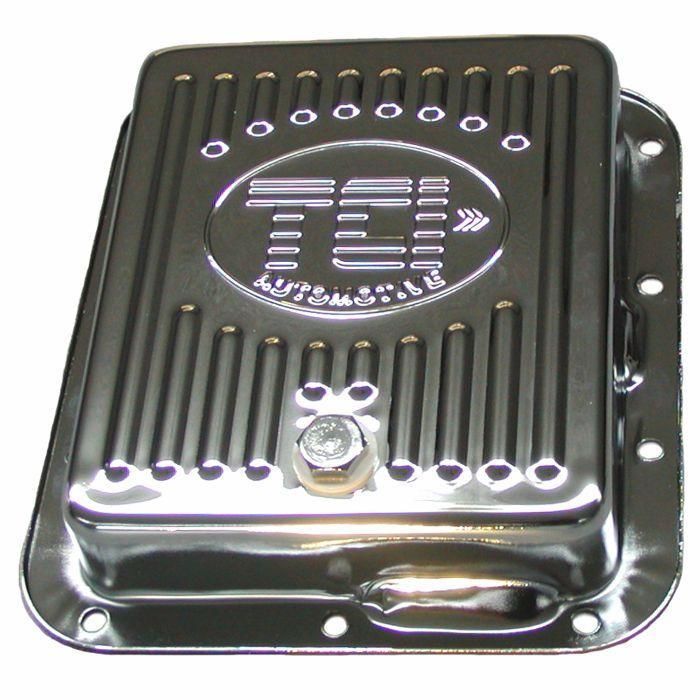 TCI Auto Stock Depth Chrome-Plated Steel Pan for Ford C4