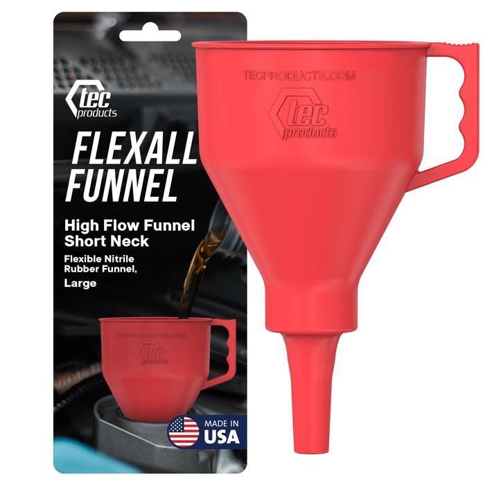 Tec Products Inc Red Large High Flow Funnel