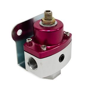 Top Street Performance 5 to 12 PSI Red Anodized Aluminum Fuel Pressure ...