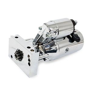 Top Street Performance Chrome Chevy V8 3HP High Torque Tilton Style Starter