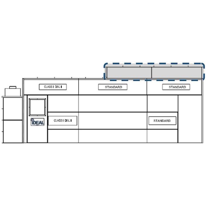 iDeal Canopy for Semi Down Draft Paint Booth