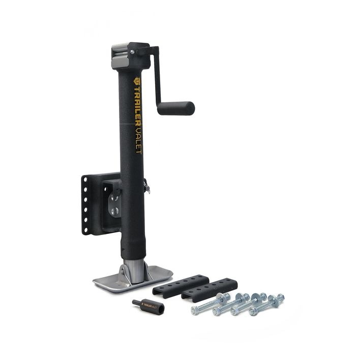 Trailer Valet 2,000lbs Side Mounted Spring Loaded Drill Jack