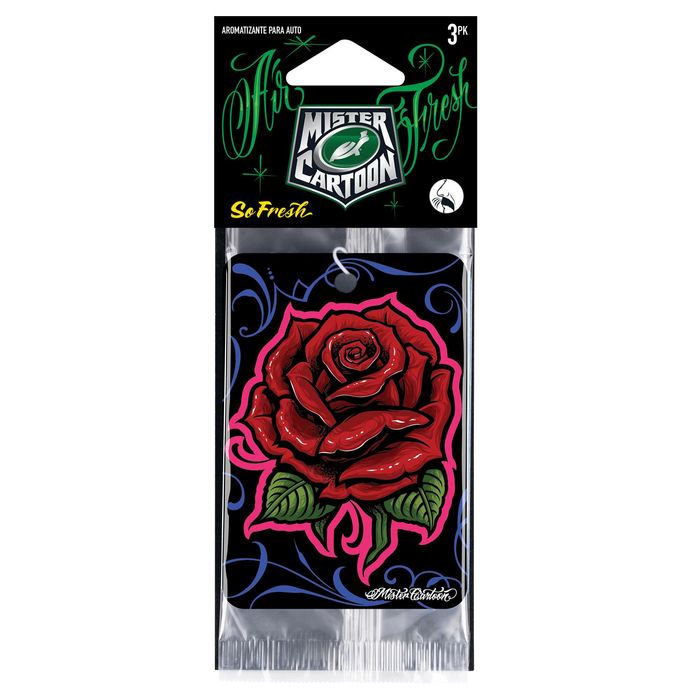 Turtle Wax Mister Cartoon So Fresh Scent Hanging Air Freshener 3 Pack