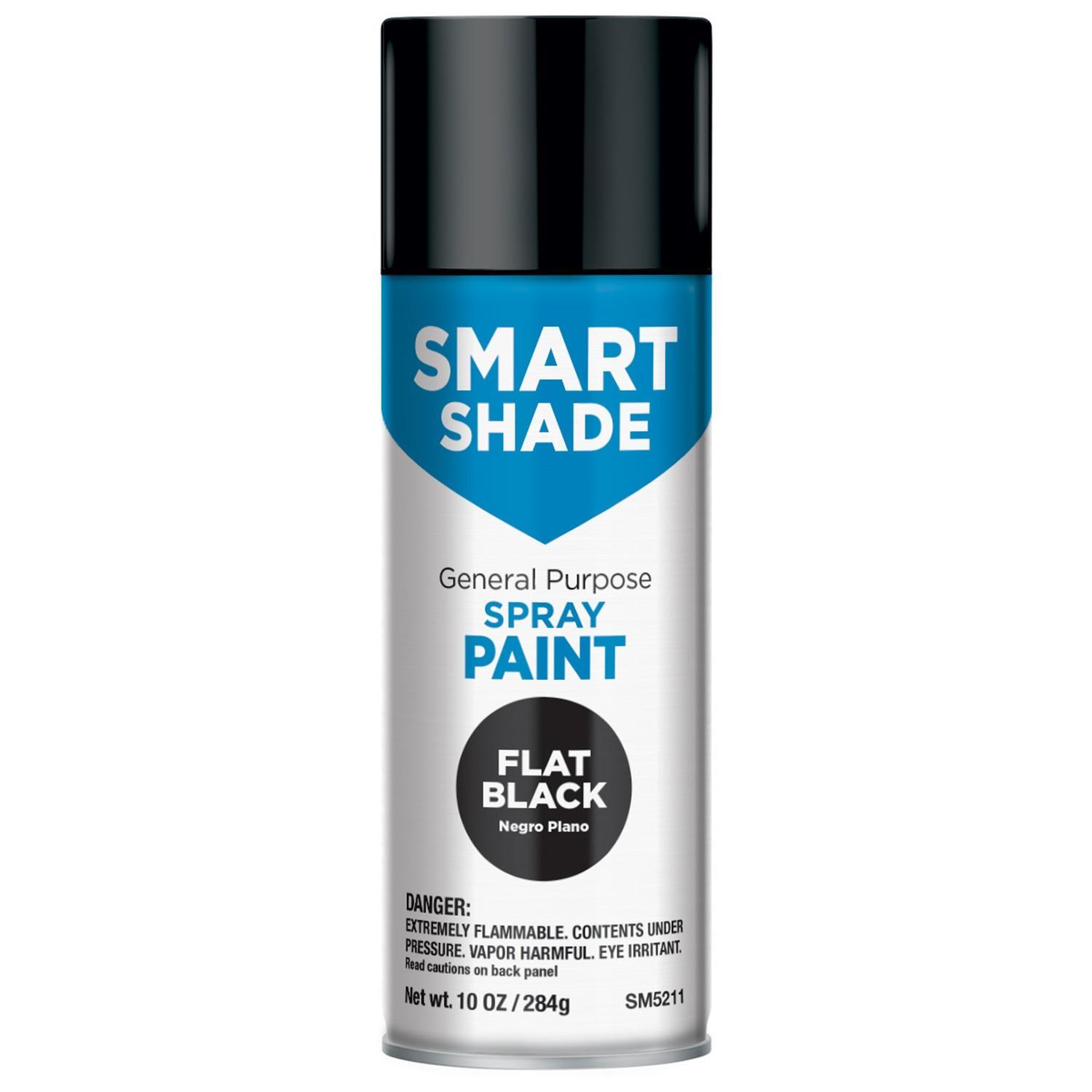 U-POL Flat Black Smart Shade General Purpose Spray Paint