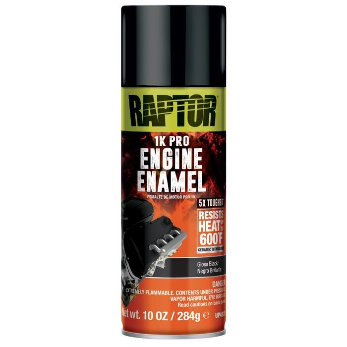 RAPTOR Gloss Black High Temp Engine Enamel Paint
