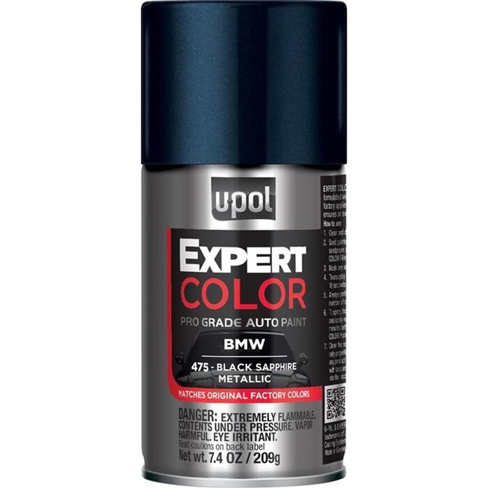U-POL Expert Color Touch Up Paint Black Sapphire Paint Code 475