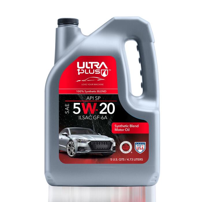 Ultra1Plus Synthetic Blend Motor Oil API SP ILSAC GF-6A, SAE 5W-20 5 Quart