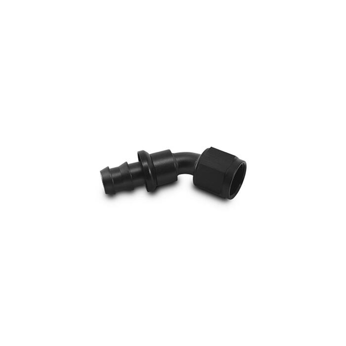 Vibrant Performance -8AN Push-On 45 Degree Hose End Elbow Fitting