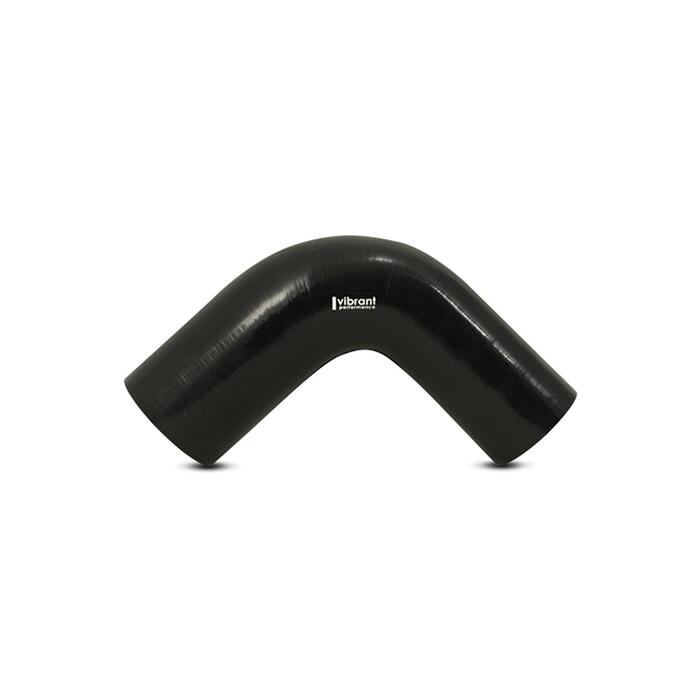 Vibrant Performance Black 2 1/2in I.D. x 2in I.D. x 3 1/2in 90 Degree ...