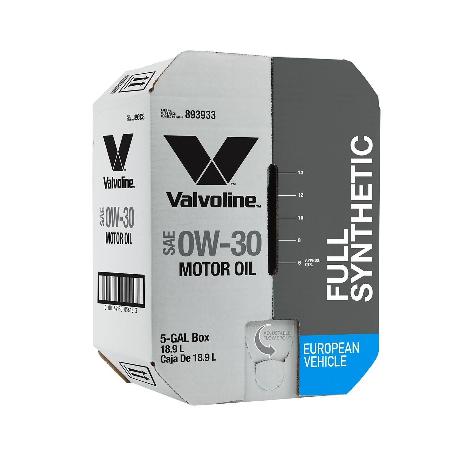 Valvoline Synthetic Engine Oil 0w-30 5 Gallon