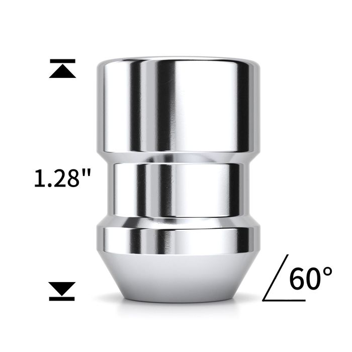 White Knight Wheel Lock Set 140710S