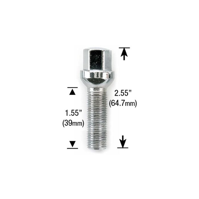 White Knight Wheel Nut 4 Piece 1809L 4