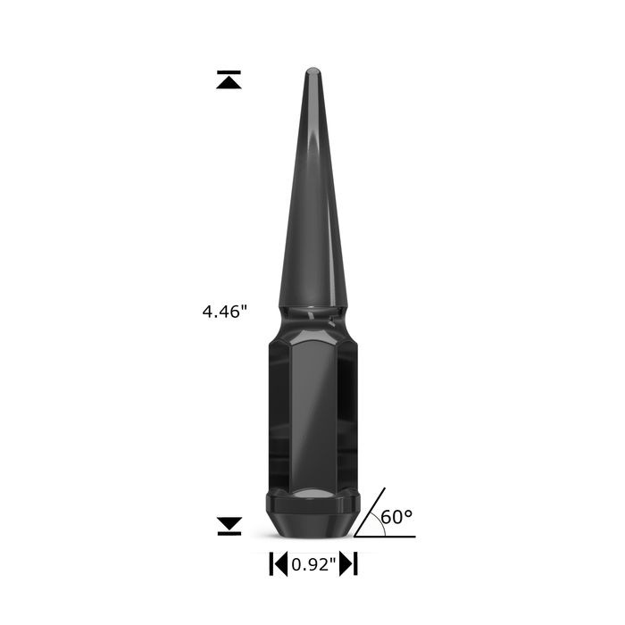 White Knight Wheel Lock Set 2904BK-24