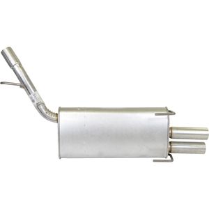 Walker Exhaust SoundFX Oval Pipe Connection Dual Tips 2.375in Exhaust ...