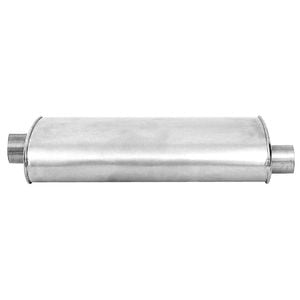 Walker Exhaust Quiet-Flow SS Oval Pipe Connection Exhaust Muffler 21633