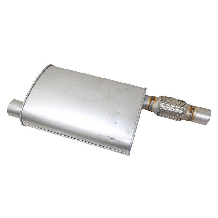 Walker Exhaust SoundFX Oval Pipe Connection 2.5in Exhaust Muffler 27264