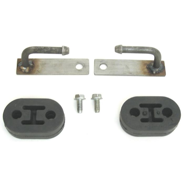 Walker Exhaust Silver and Black Mounting Kit