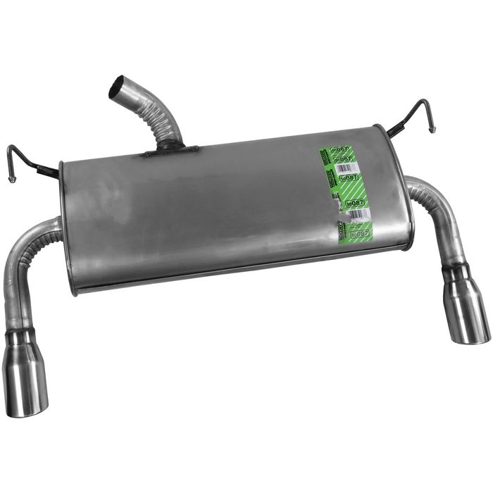 Walker Exhaust Quiet Flow SS Pipe Connection Tip 3in Exhaust Muffler Assembly 50087