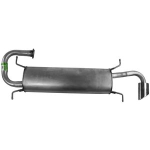Walker Exhaust Quiet-Flow SS 2 Bolt Welded Flange Tip Exhaust Muffler ...
