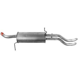 Walker Exhaust Quiet-Flow SS Pipe Connection Dual Tips 1 3/4in Exhaust ...