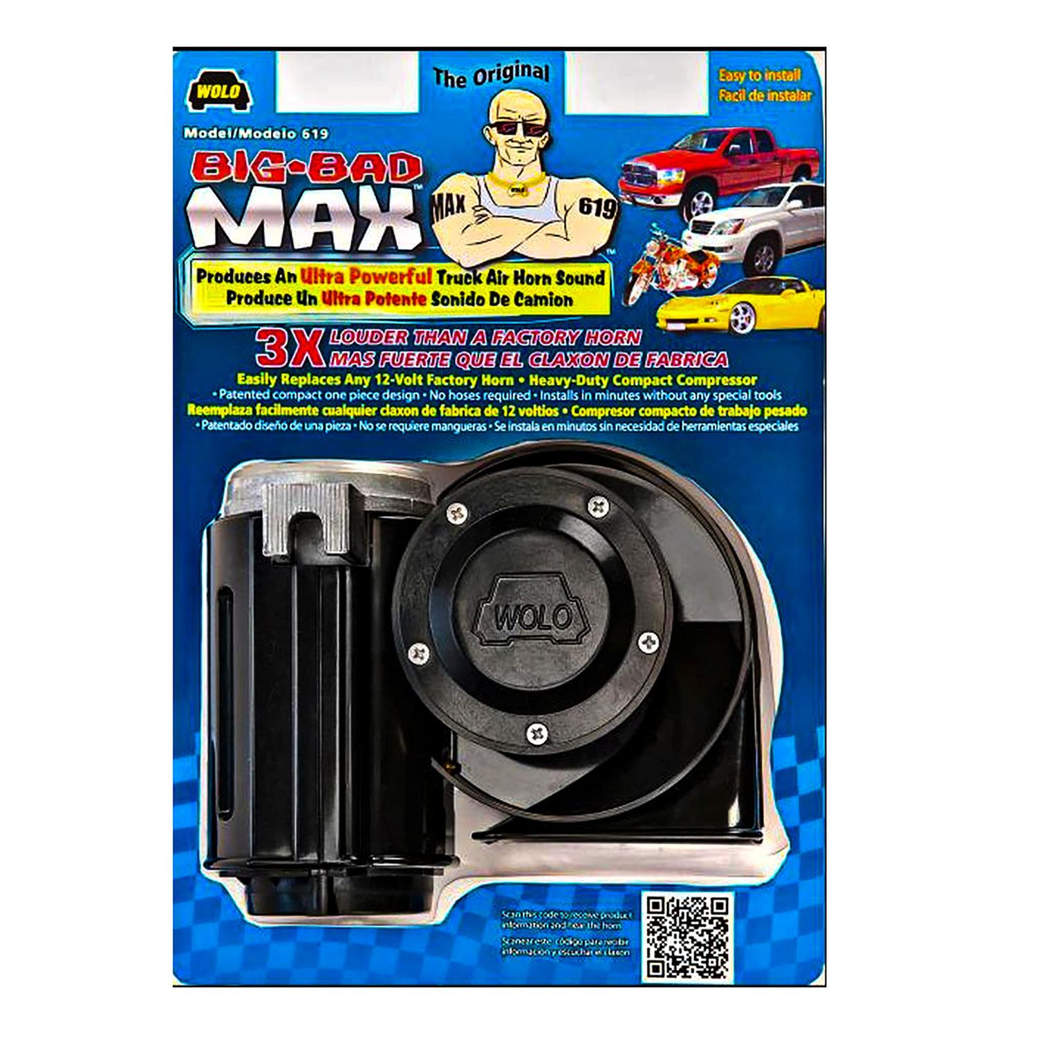 Wolo 12 Volt Big Bad Max Horn