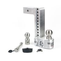 Weigh Safe 10in Adjustable Drop Hitch for 2 1 2 Receiver 180 Degrees Adjustable Trailer Hitch Ball Mount