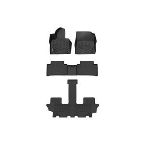 Weathertech FloorLiner DigitalFit Black Front, Rear and Third Row Floor ...