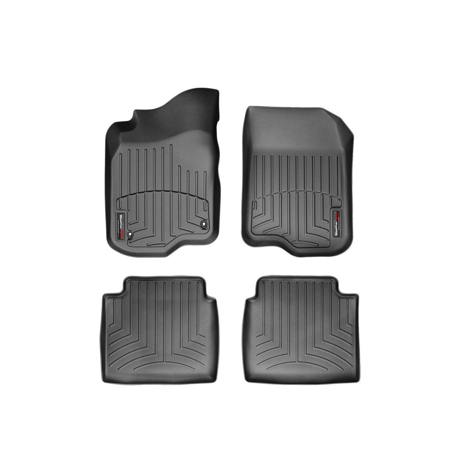 Weathertech Black Plain Direct-Fit Floor Mat Set